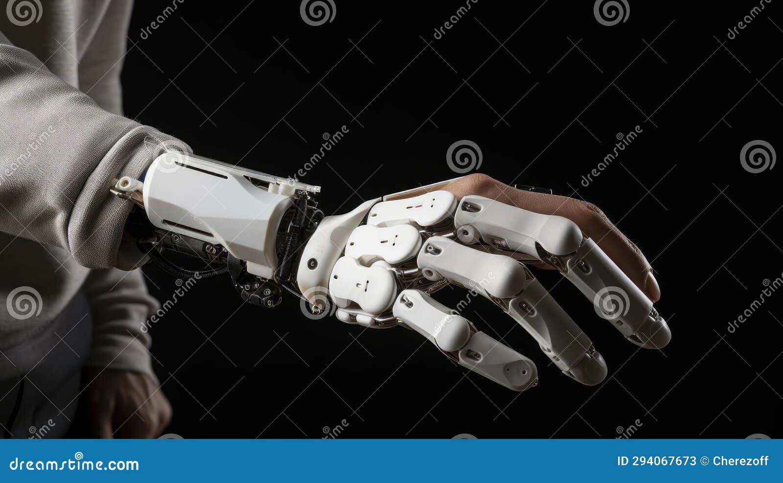 Robotic Human Vector Illustration | CartoonDealer.com #65204778