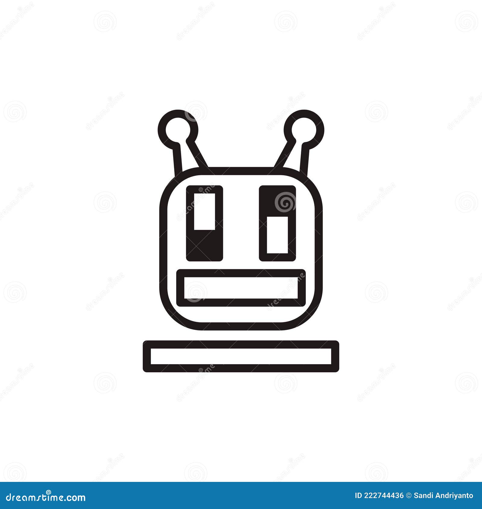 Robotic Arm Icon Vector Isolated On White Background, Logo Concept Of ...