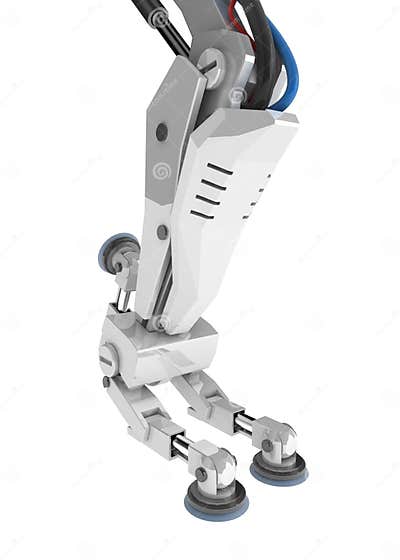 Robotic Leg stock illustration. Illustration of robot - 5123341