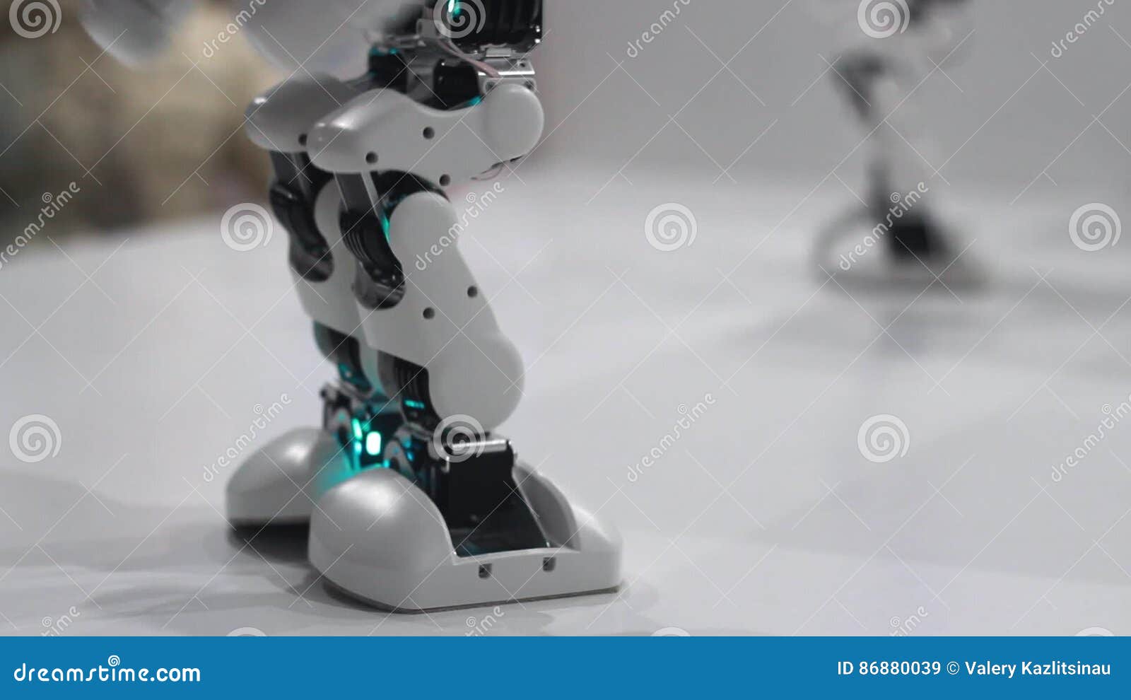 Robotic Legs Dancing. Humanoid Robot Feet Dance. Robotic Technology ...