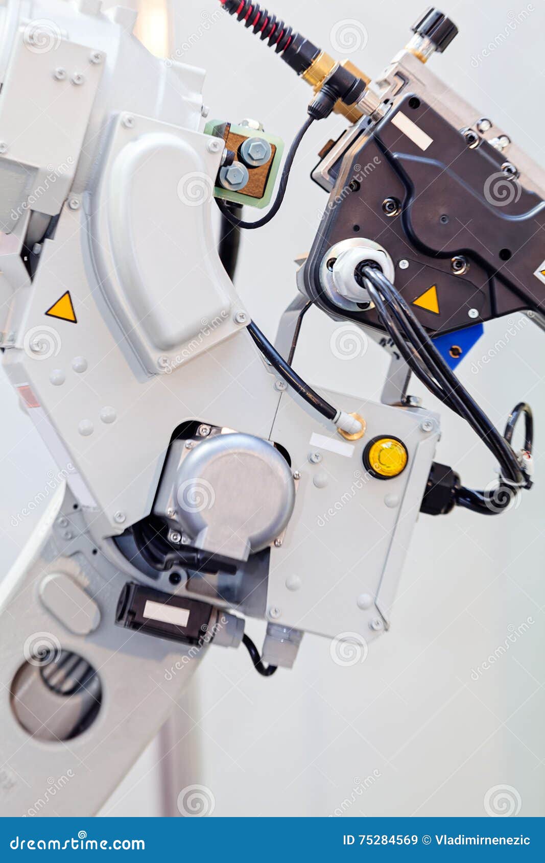Robotic machine tool stock image. Image of factory, design - 75284569