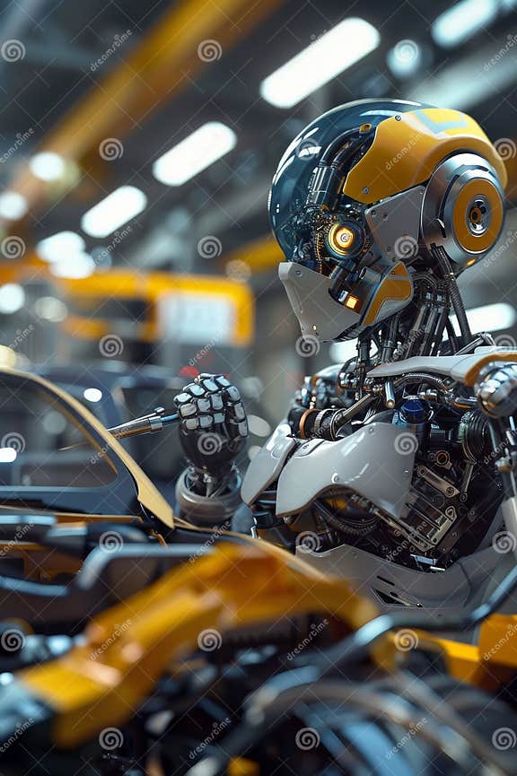 Robotic Mechanic in 3D Repairing Vehicles with Precision Tools and ...