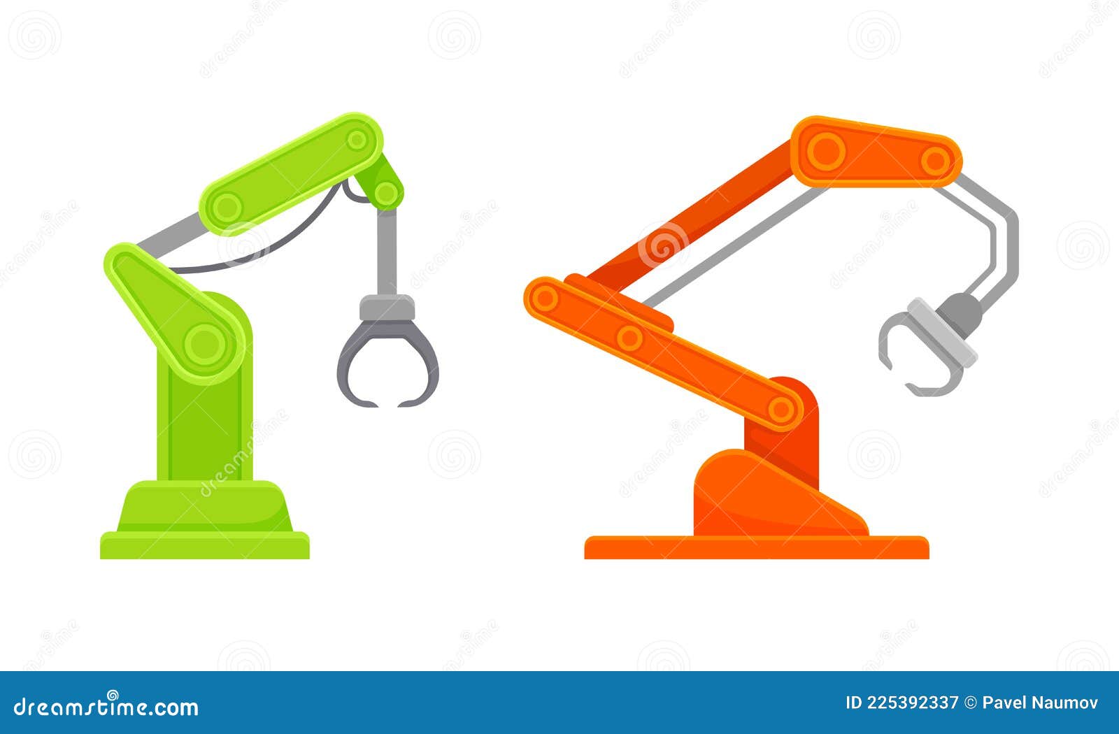 Robotic Mechanical Programmable Arm with Joints for Industrial Assembly ...
