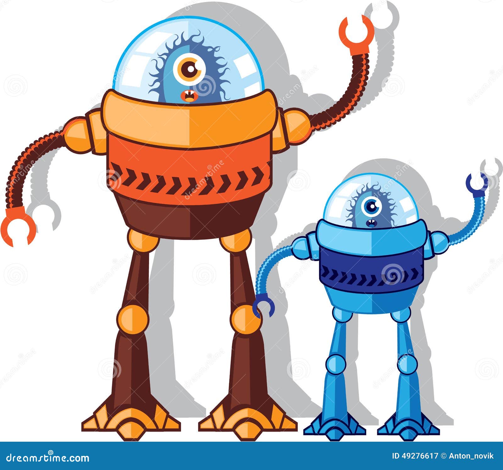 Robotic Monster stock vector. Illustration of illustrations - 49276617