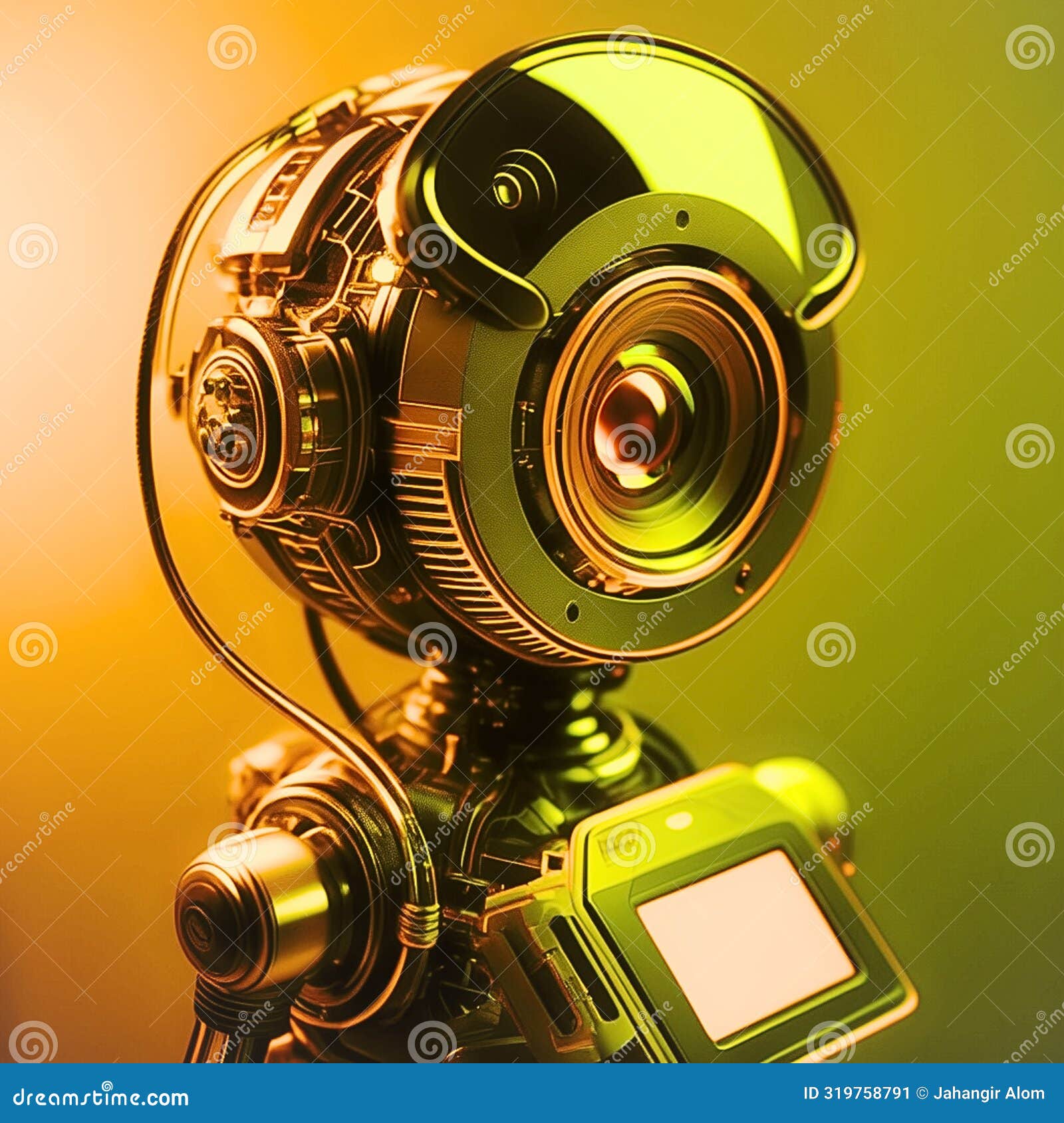 Robotic Motion Abstract Circular Data Tunnel Stock Image - Image of ...