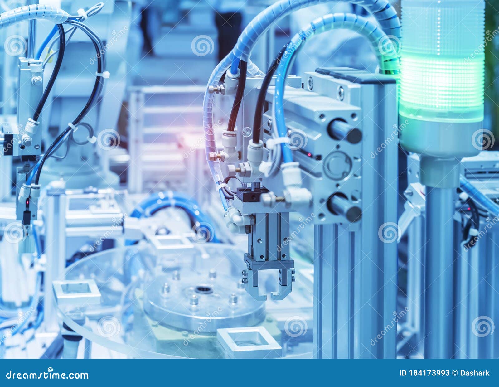 Robotic Pneumatic Input To Robot Handle Grip Handle Royalty-Free Stock ...