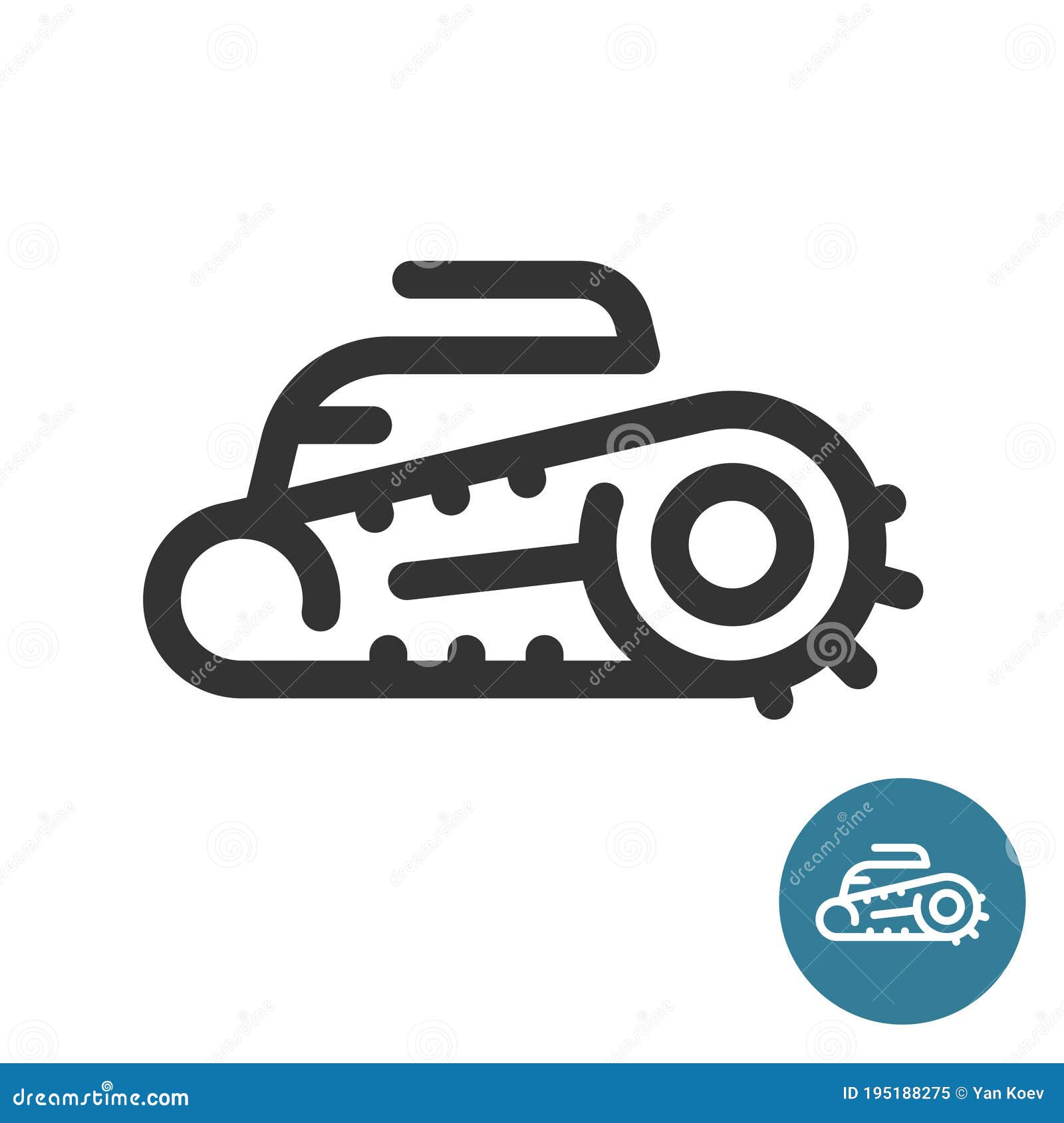 Robotic Pool Cleaner Stylized Icon. Automatic Cleaning Robot for Pool ...