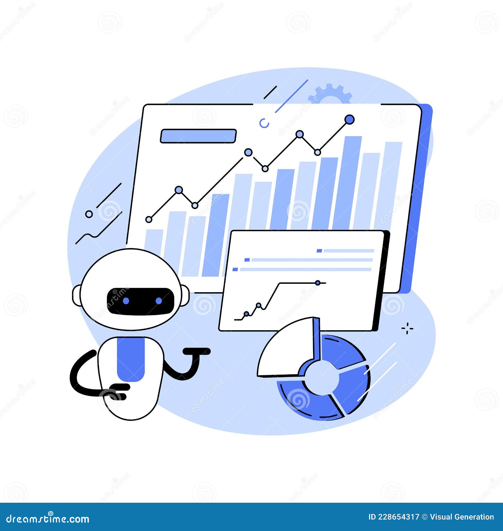 Robotic Process Automation Abstract Concept Vector Illustration. Stock ...