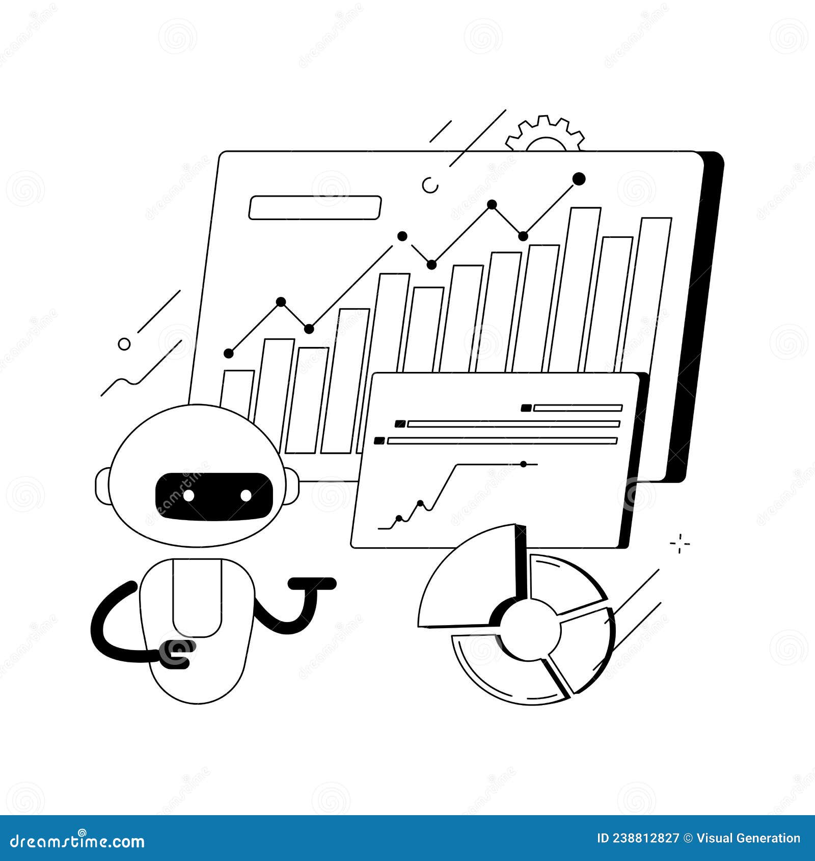 Robotic Process Automation Abstract Concept Vector Illustration. Stock ...