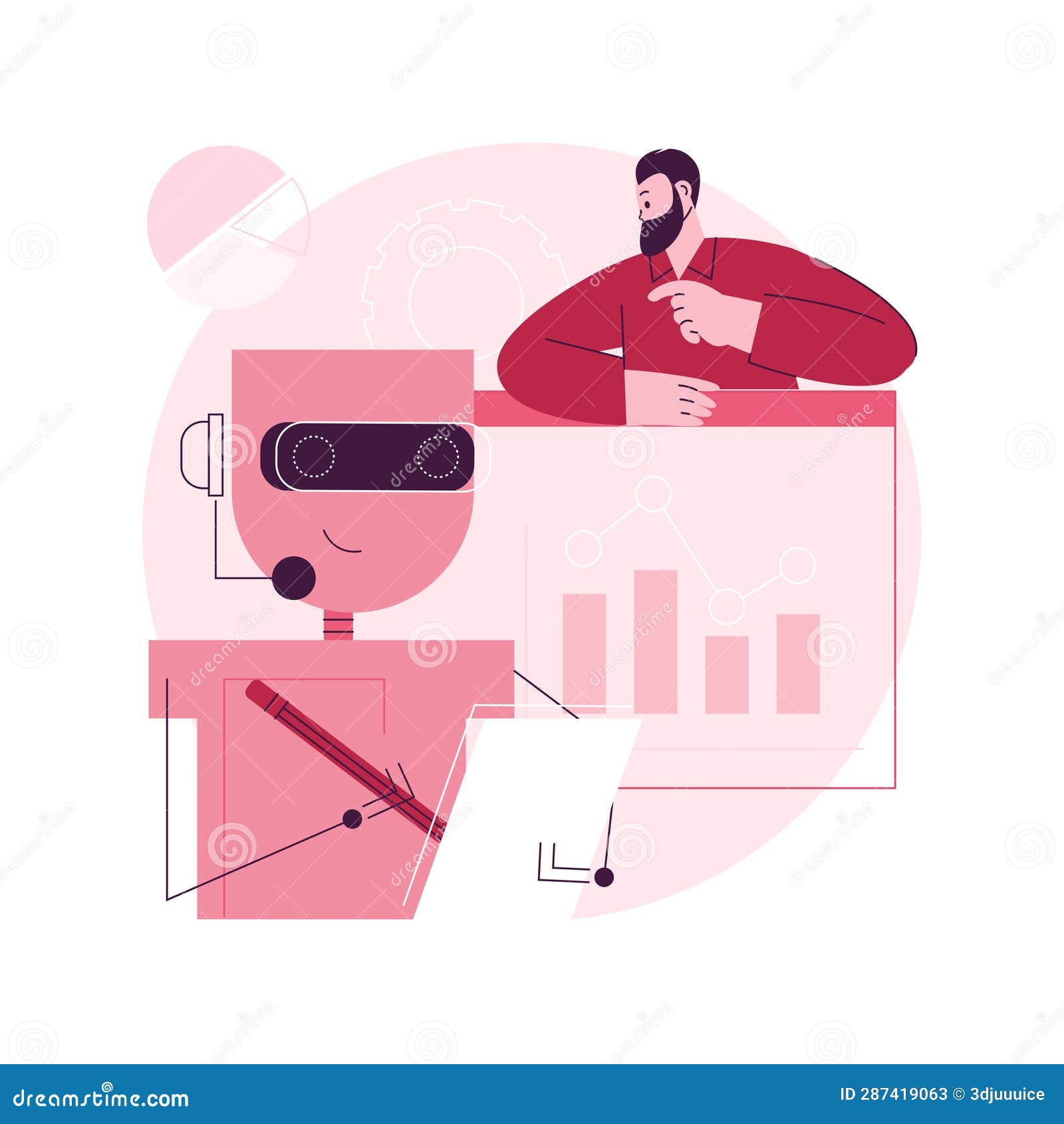 Robotic Process Automation Abstract Concept Vector Illustration. Stock ...