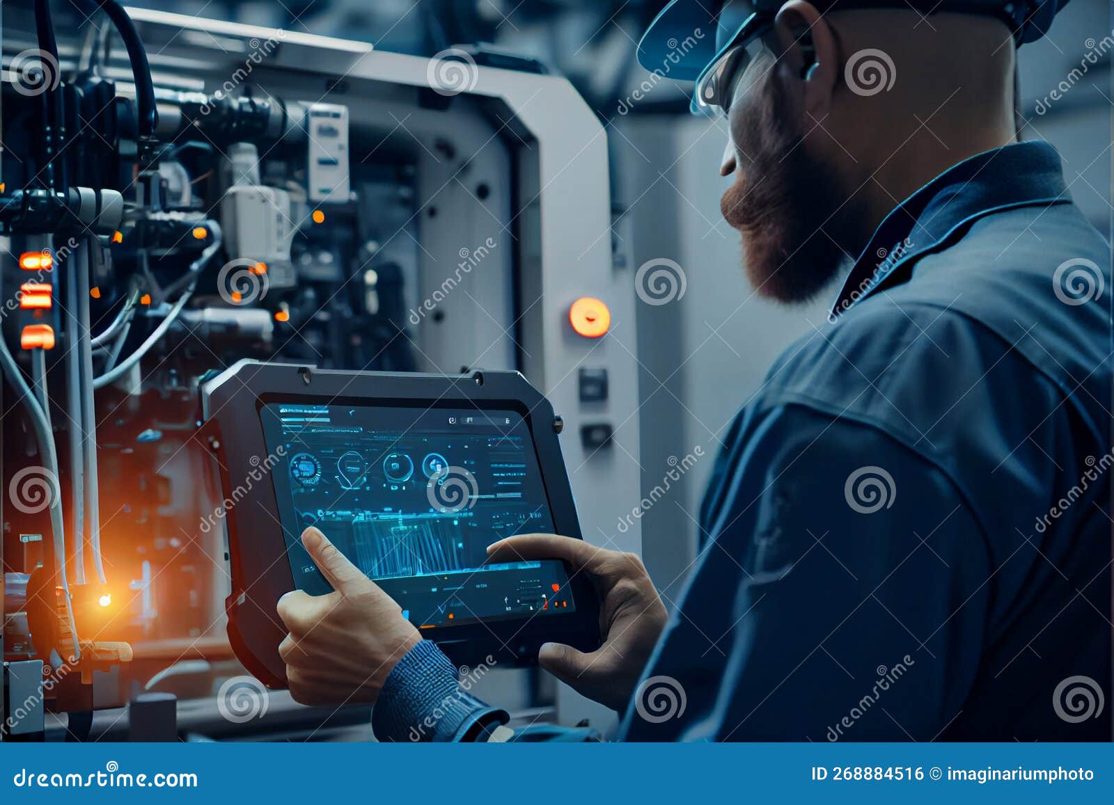 Robotic Process Automation Engineer Using Laptop for Smart Factory ... Robotic Process Automation Engineer Using Laptop for Smart Factory ...