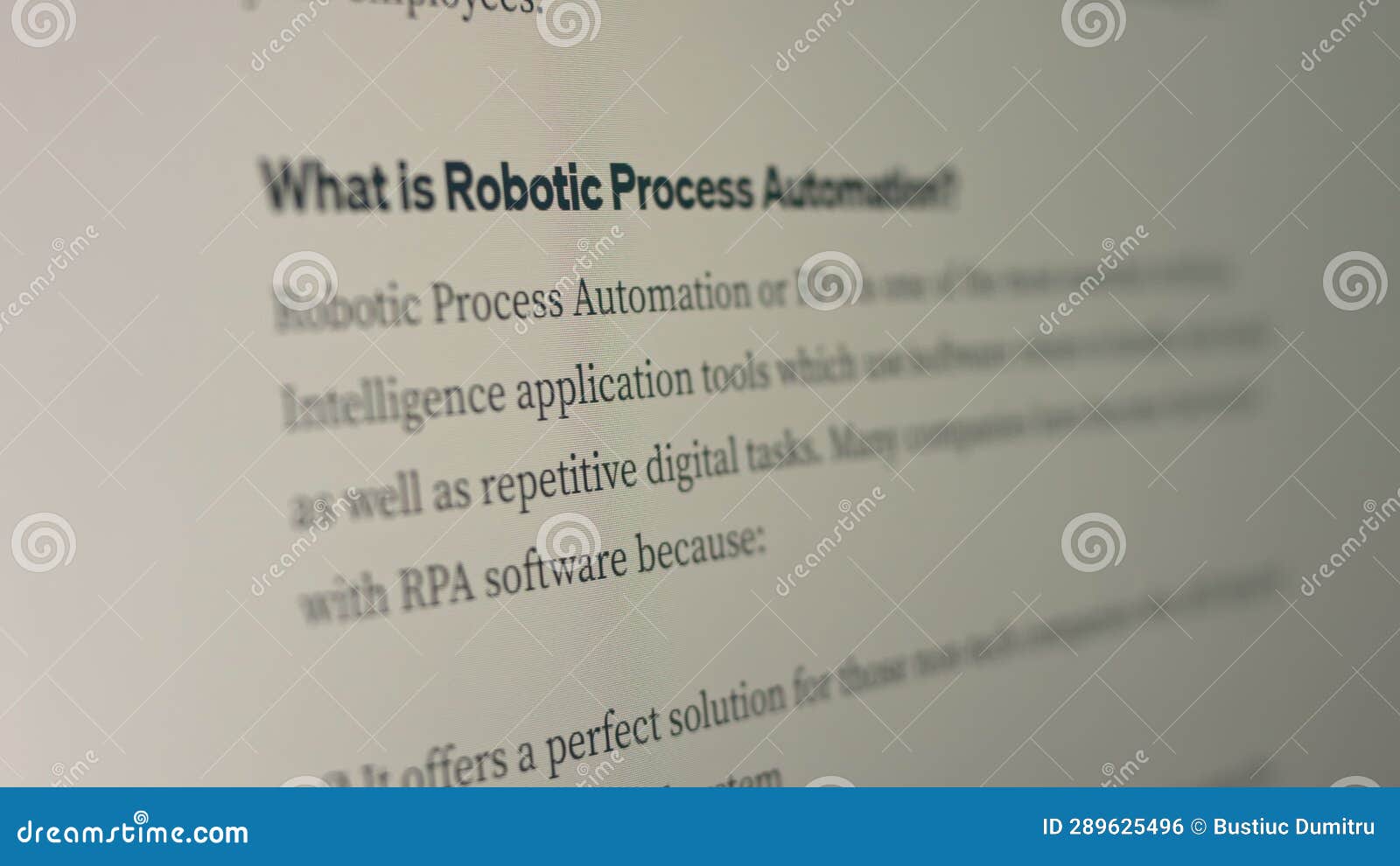 Robotic Process Automation. Learning Information about Modern ...