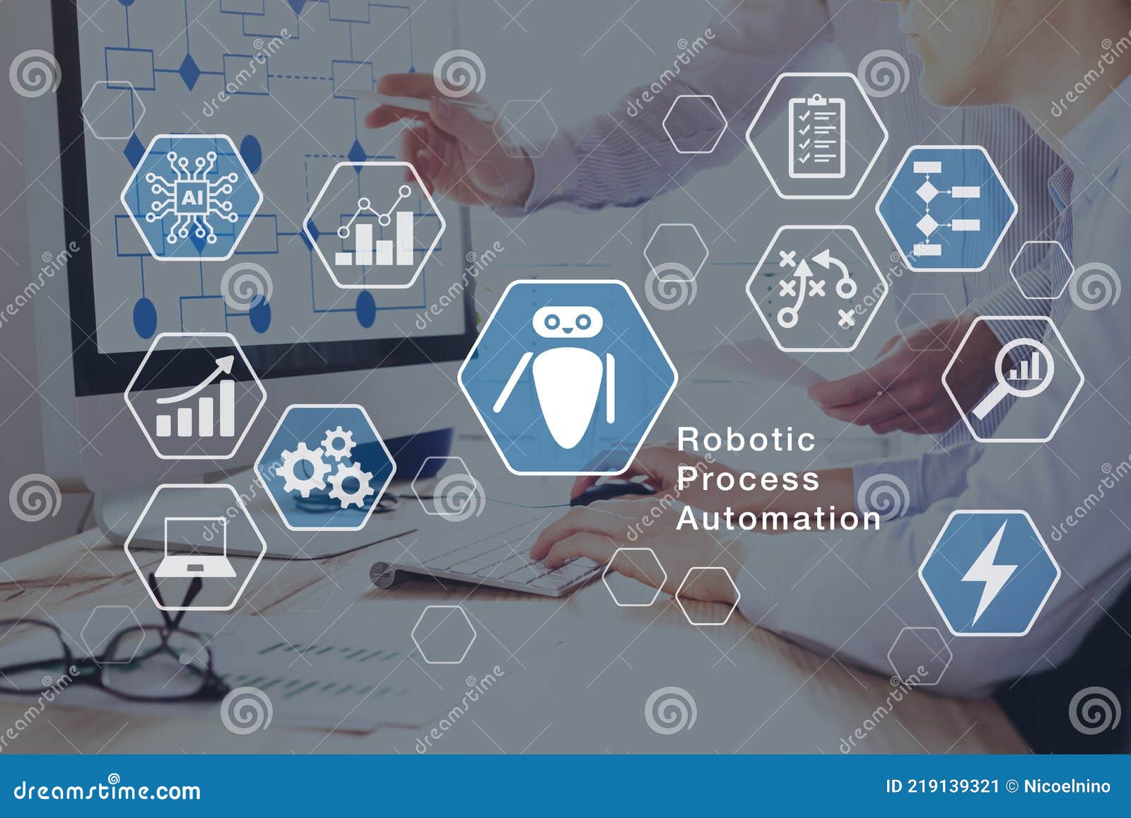 Robotic Process Automation RPA Technology Automate Business Tasks with ...