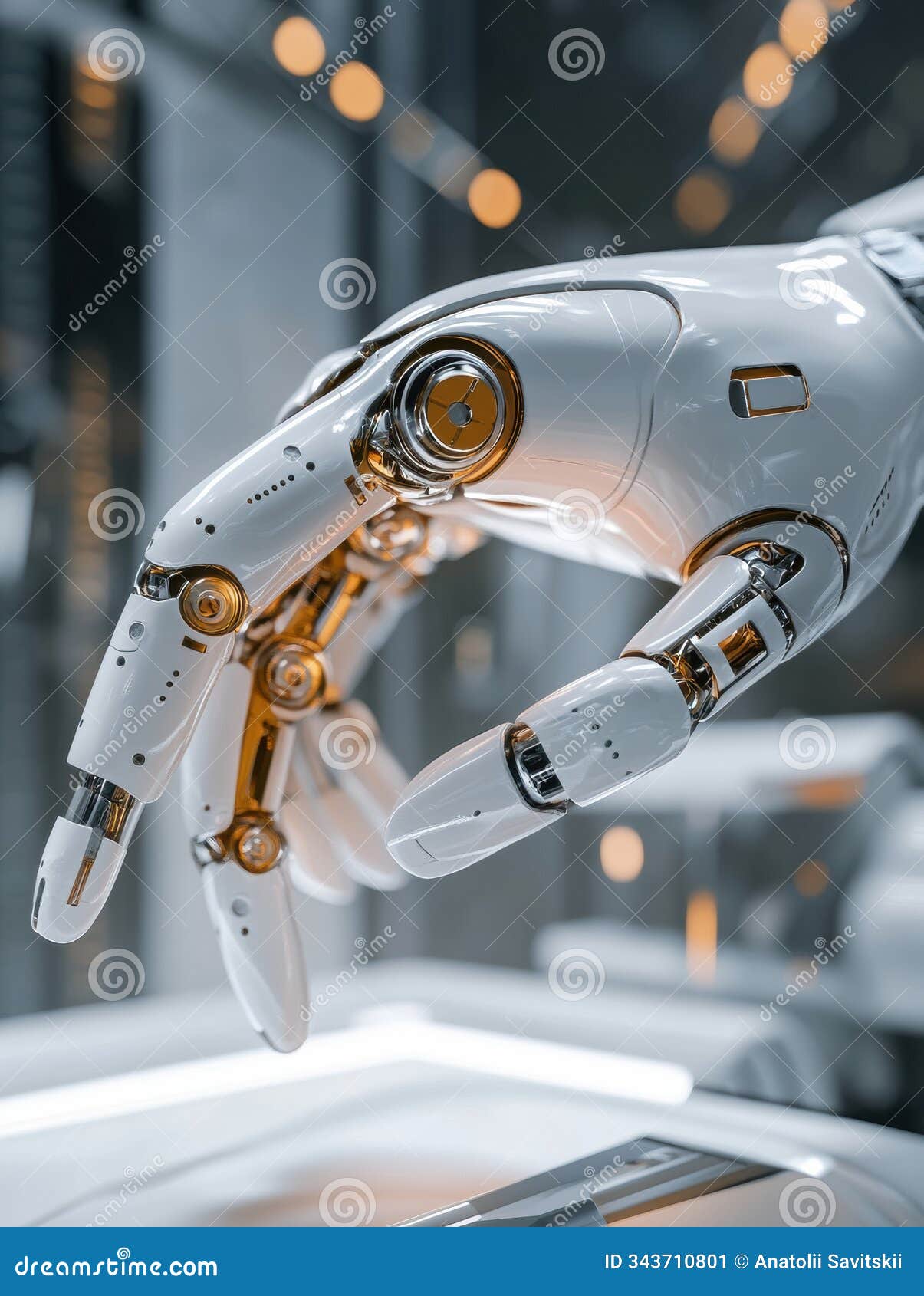 The Robotic Prosthetic Hand Demonstrates Precision As it Securely Grips ...