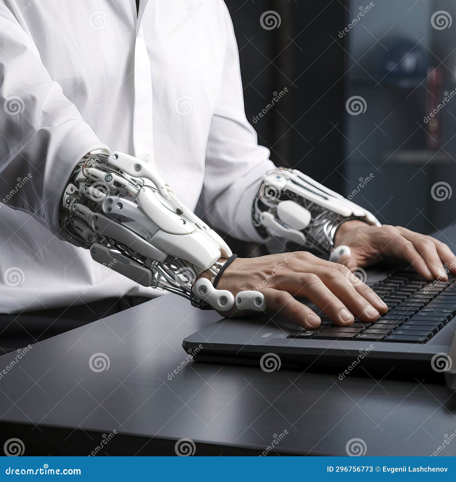 Robotic Prosthetic Hands Typing with Human-like Dexterity. AI ...