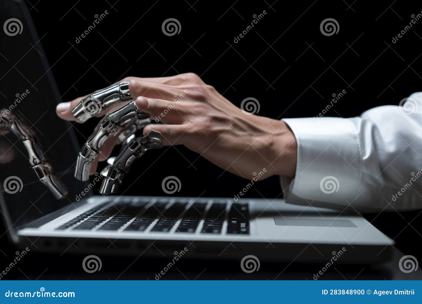 Machine Robotic Hand Future Cooperation Prosthetic Futuristic Science Android Cyborg Technology ...