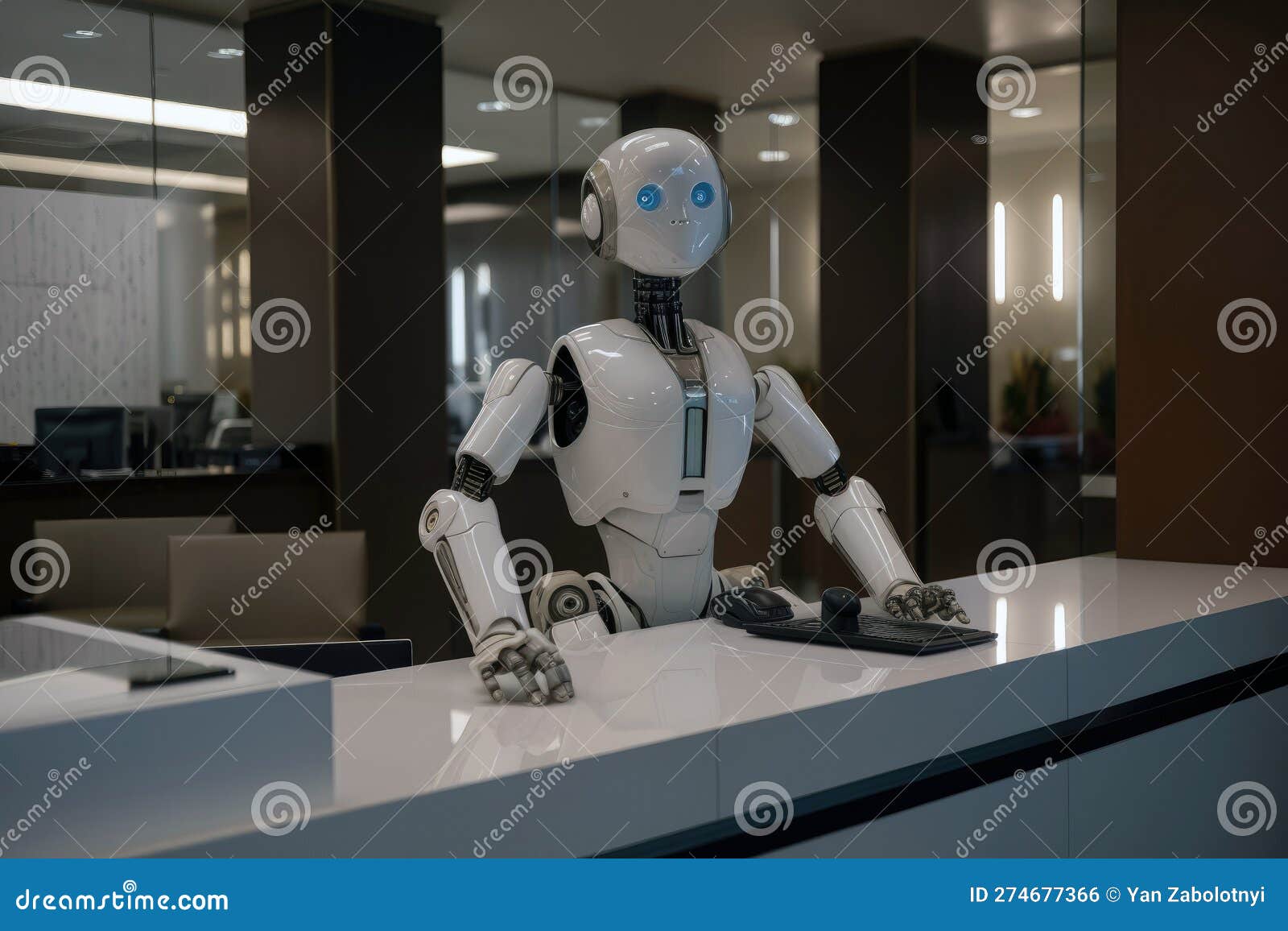 A Robotic Receptionist with a Professional Appearance and Advanced ...