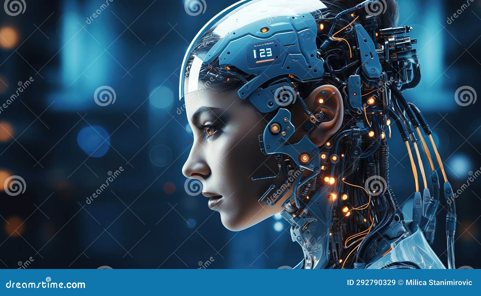 The Robotic Revolution: Woman Androids Taking Over Stock Illustration ... The Robotic Revolution: Woman Androids Taking Over Stock Illustration ...