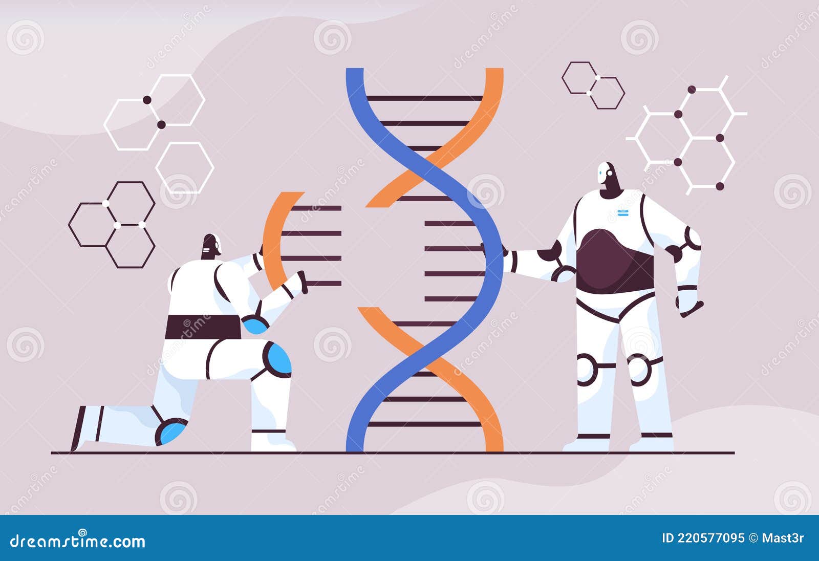 Robotic Scientists Working with DNA Robots Researchers Making ...