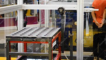 Robotic Sorting System. Media Stock Image - Image of automate, control ...