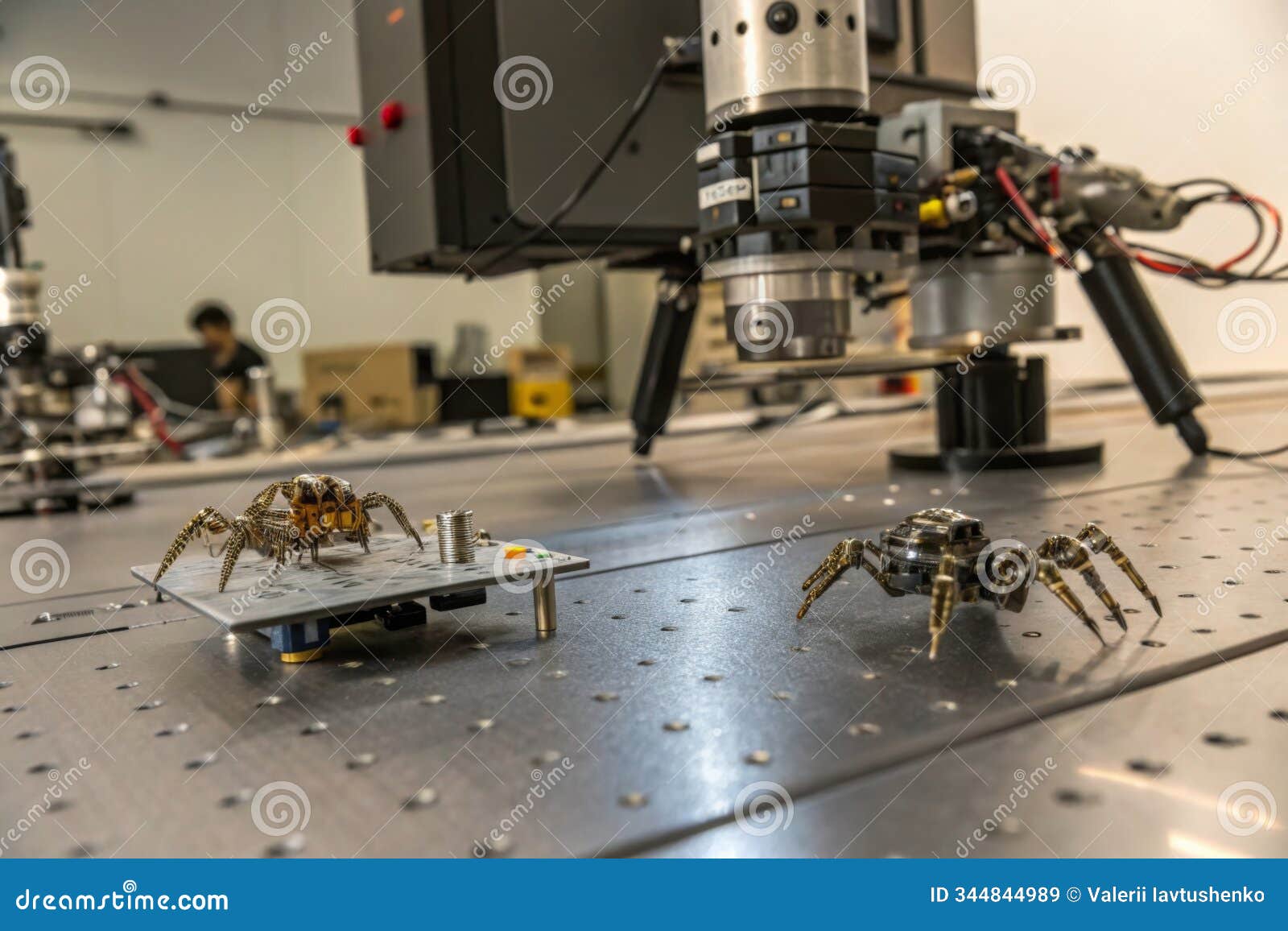 Robotic Spiders on a Workspace during Testing in a Laboratory ...