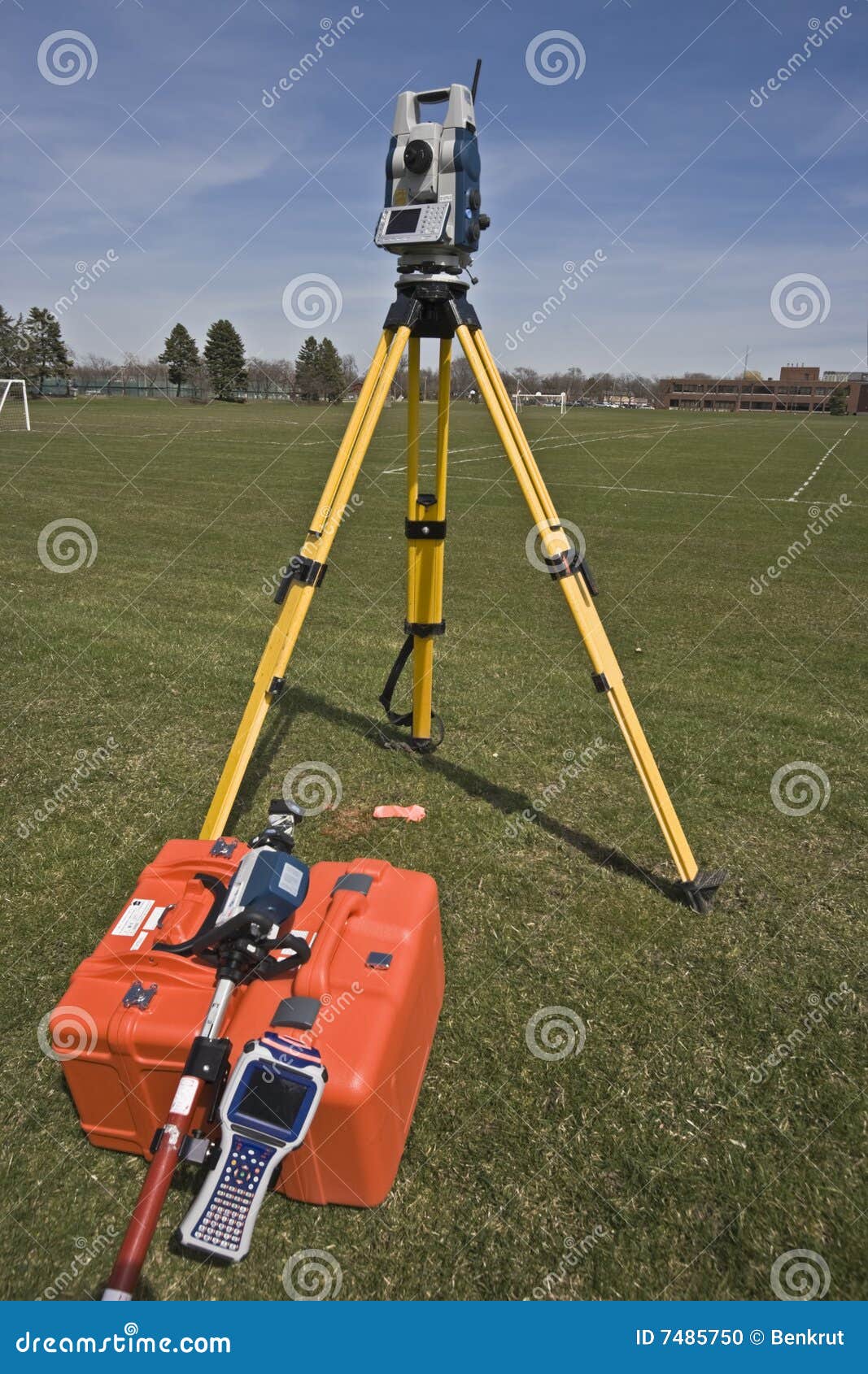 Robotic station stock photo. Image of equipment, surveying - 7485750
