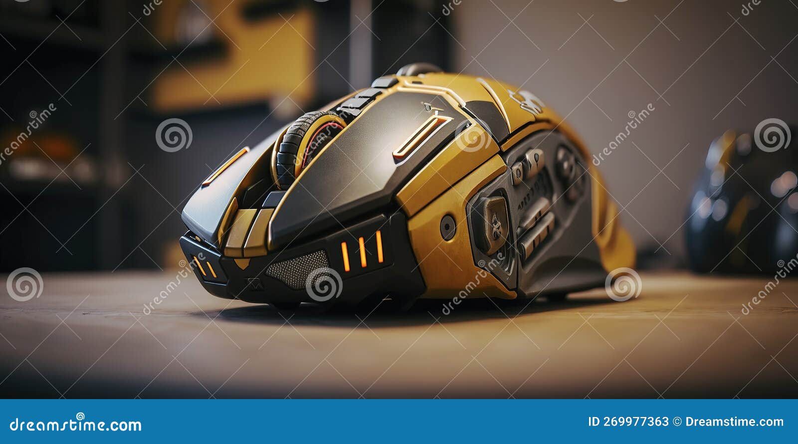 Robotic Style Gaming Mouse, Stock Illustration - Illustration of ...