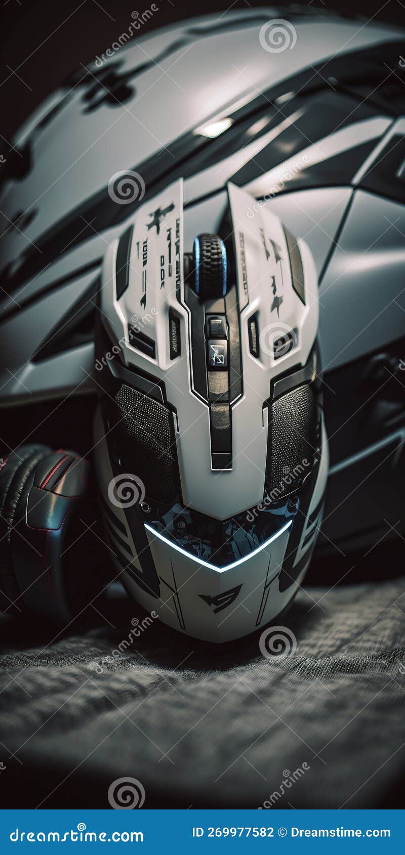 Robotic Style Gaming Mouse, Stock Illustration - Illustration of video ...