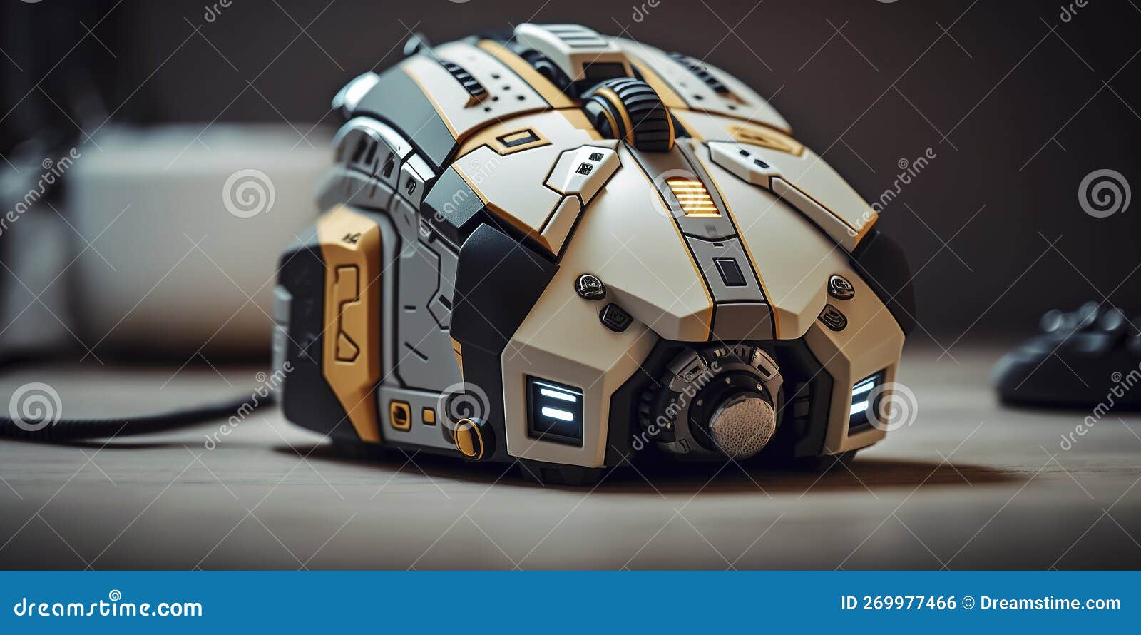 Robotic Style Gaming Mouse, Stock Illustration - Illustration of gamer ...