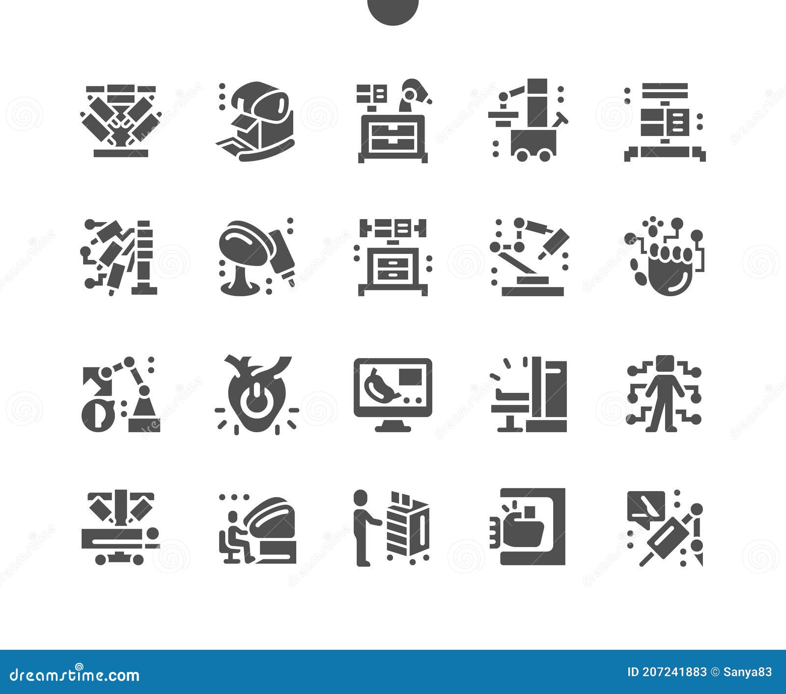 Robotic Surgery. Apparatus for Internal Inspection Stock Vector ...