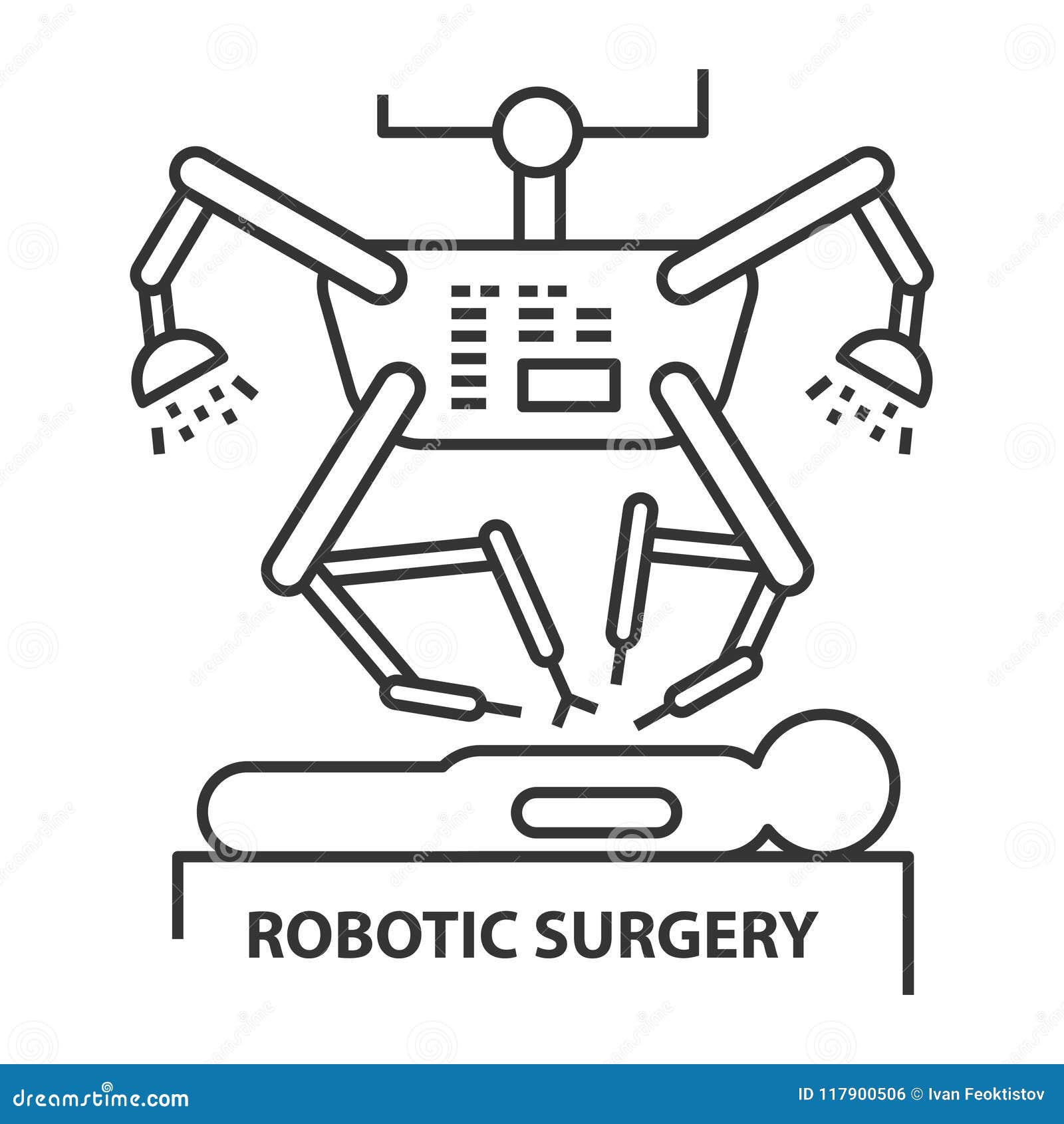 Robotic surgery icon stock vector. Illustration of robot - 117900506 Robotic surgery icon stock vector. Illustration of robot - 117900506
