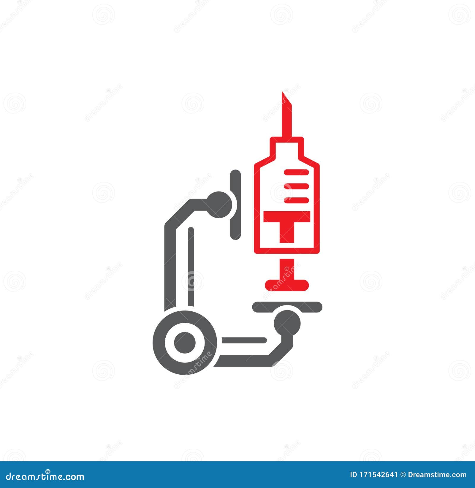 Robotic Surgery Related Icon on Background for Graphic and Web Design ...