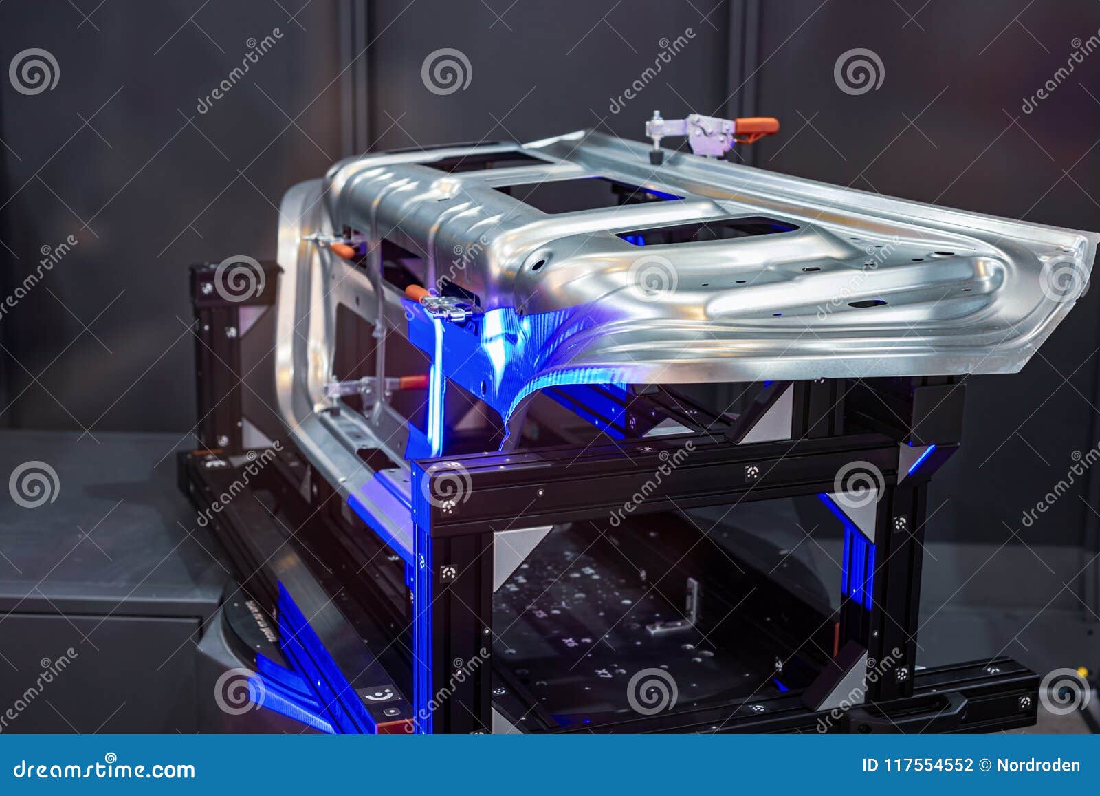Robotic system 3d scan. stock photo. Image of data, inspecting - 117554552