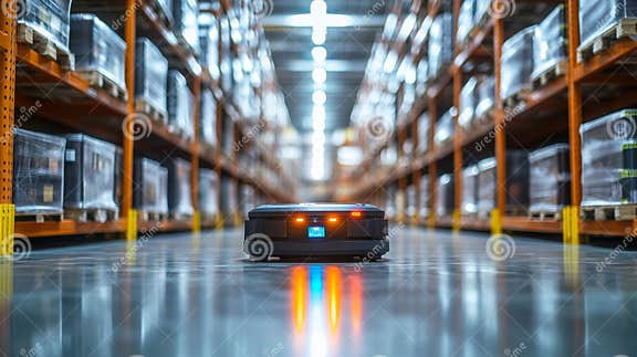 Robotic System Picking Boxes in a Warehouse during Daylight for ...