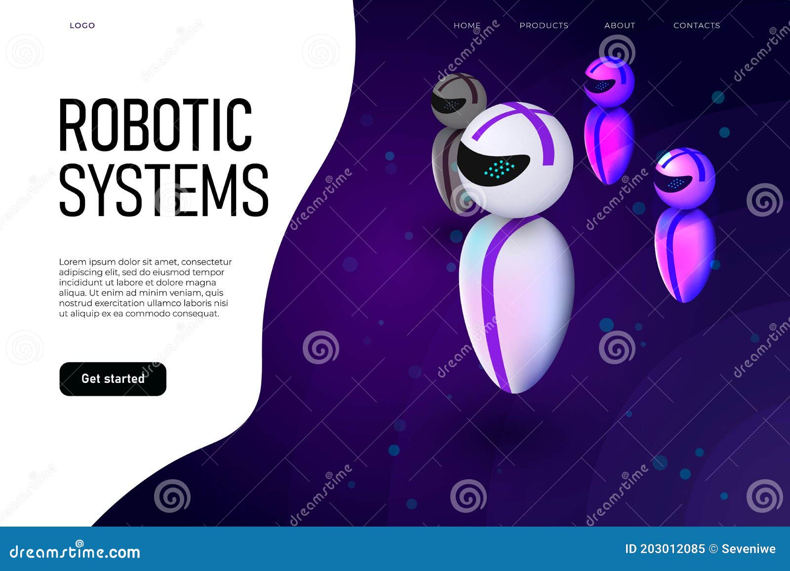 Android Flying With Trolley Royalty-Free Stock Image | CartoonDealer ...