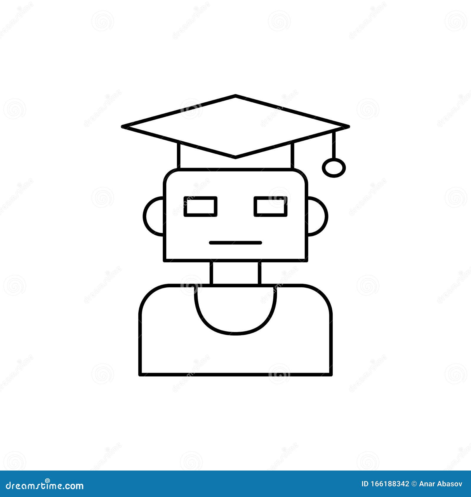Robotic Technology Teacher Icon. Element of Robotic Icon Stock ...