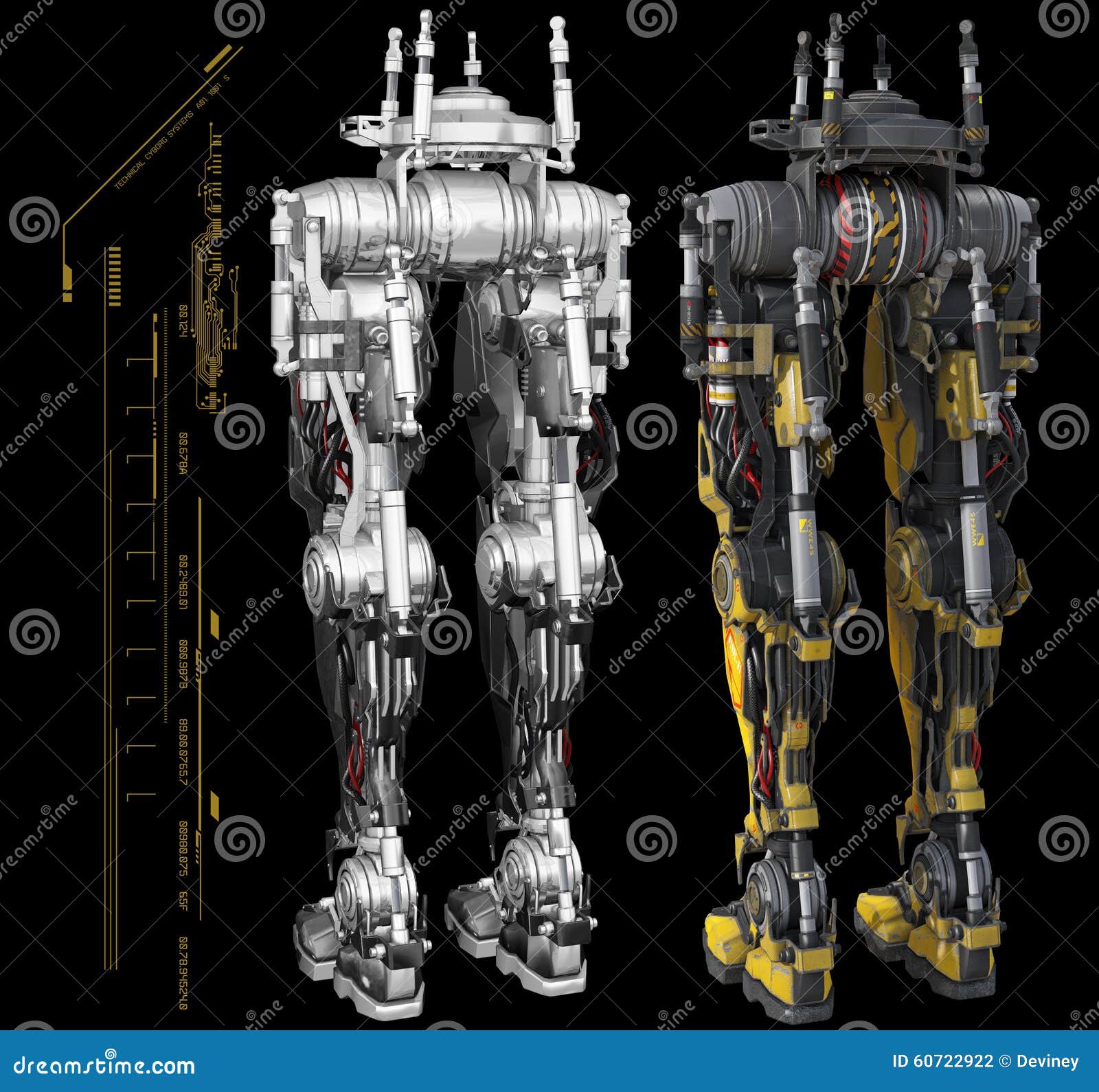 Robotic Torso Graphics Stock Photo | CartoonDealer.com #60722922