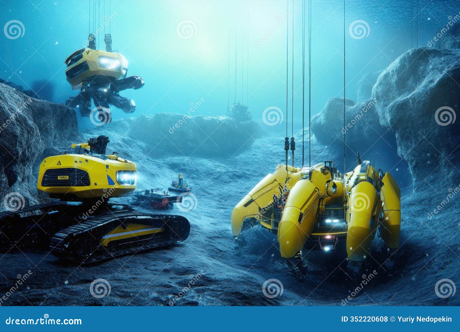 Robotic Underwater Exploration Vehicles Working in Deep Sea Environment ...