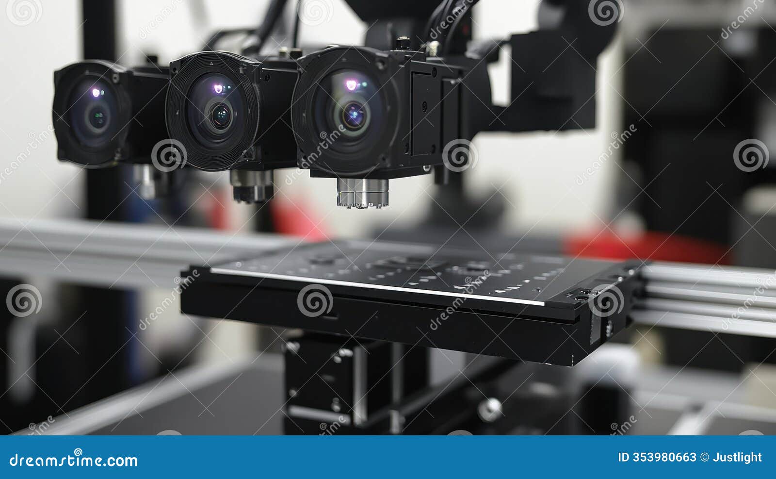 Robotic Vision System Inspecting Electronic Circuit Board in ...