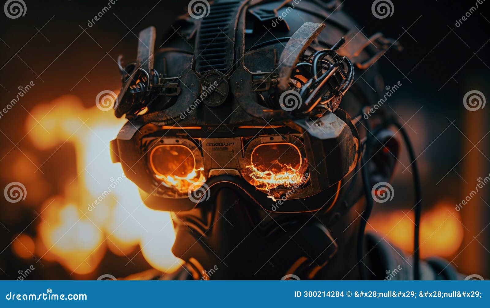 Robotic VR Glasses Exploding with Creativity. AI Generative Stock ...