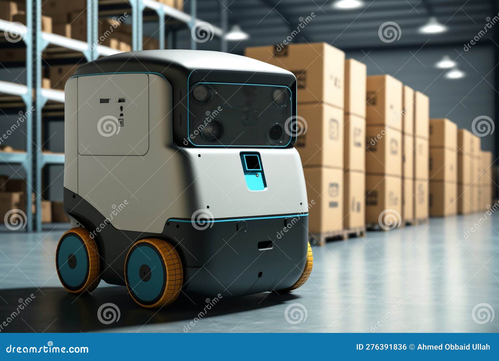 Robotic Warehouse Monitoring and Inventory Control System, AI Generated ...