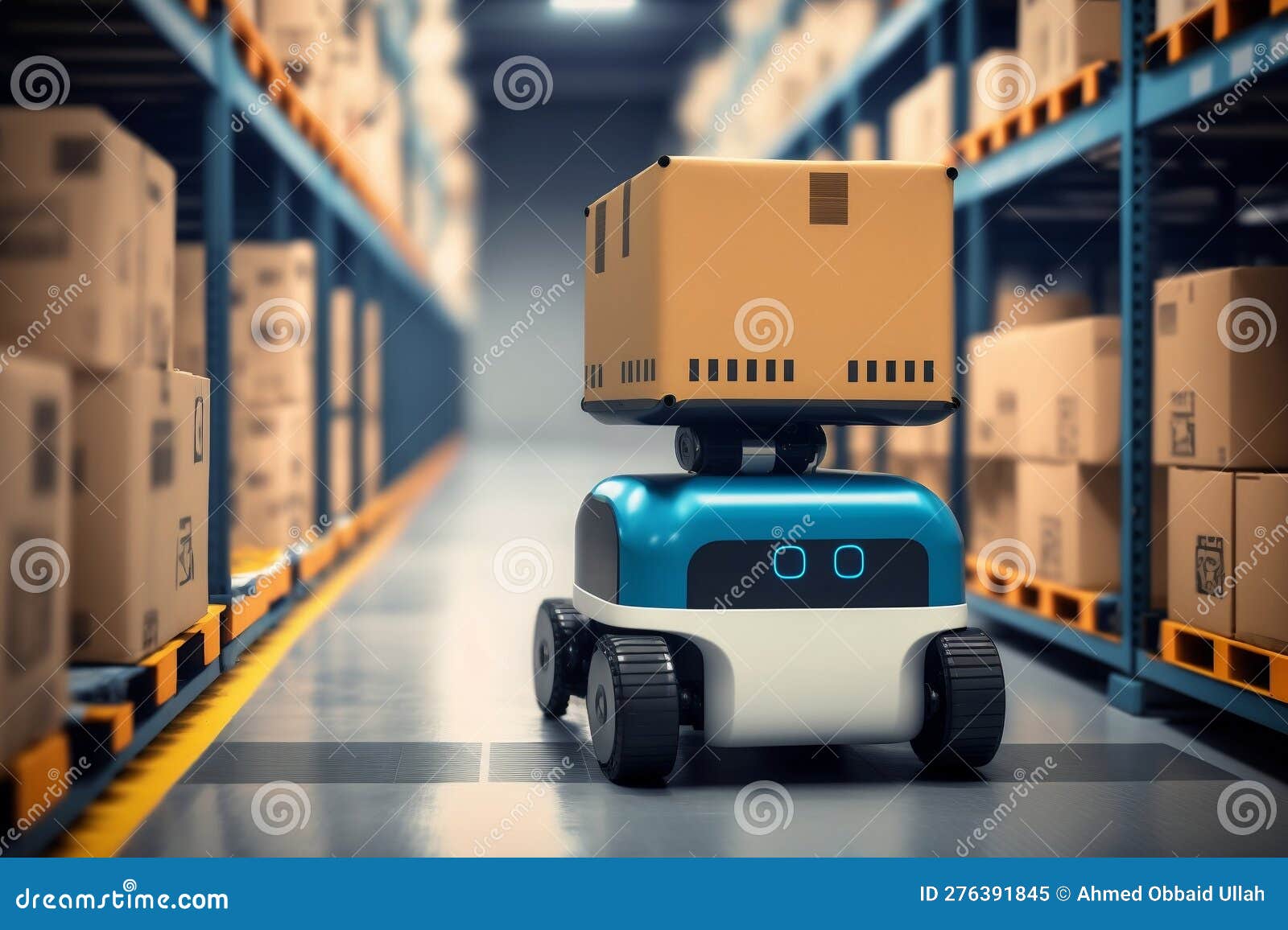Robotic Warehouse Monitoring and Inventory Control System, AI Generated ...