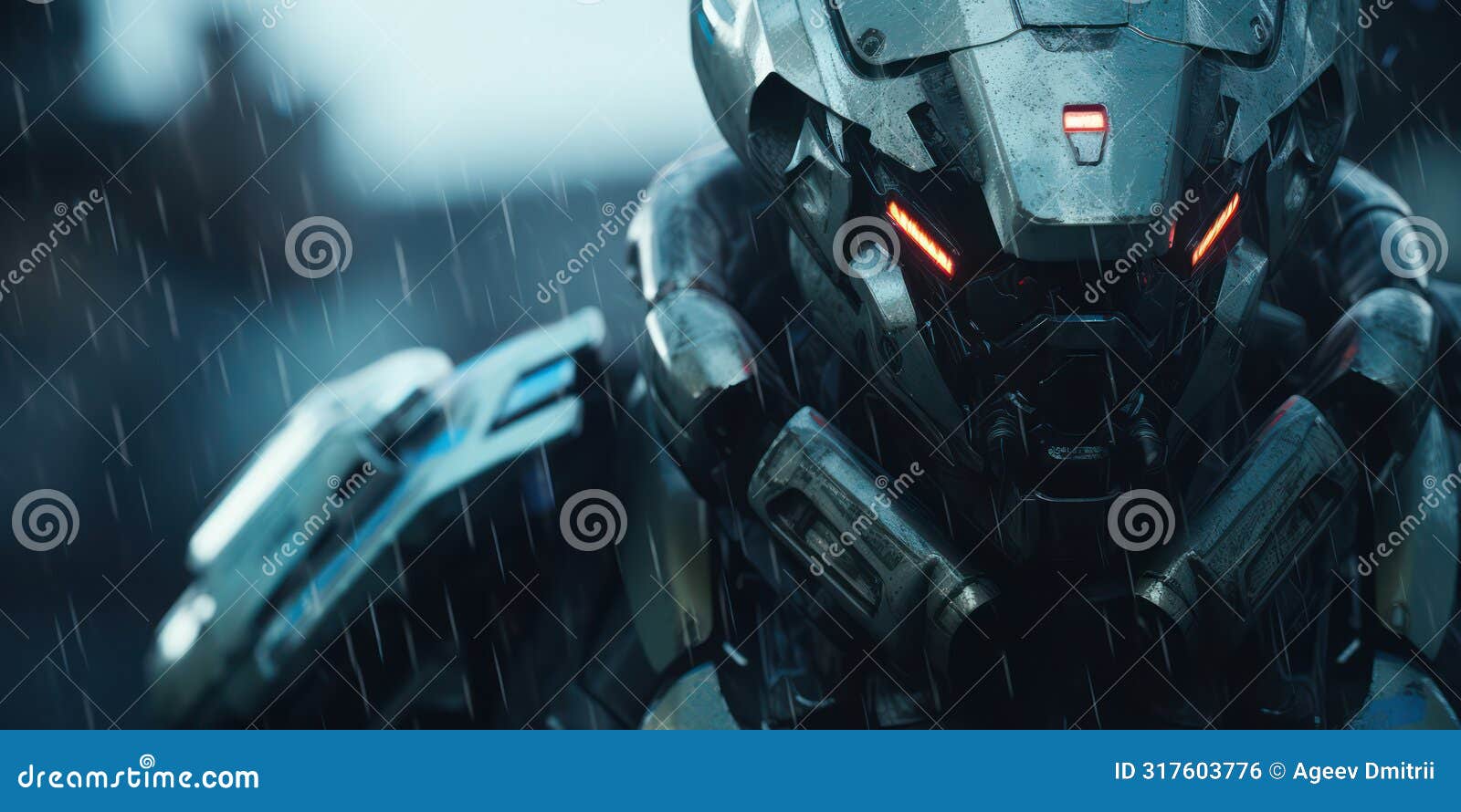 Robotic Warrior: a Futuristic Soldier Armed with Cyborg Technology and ...