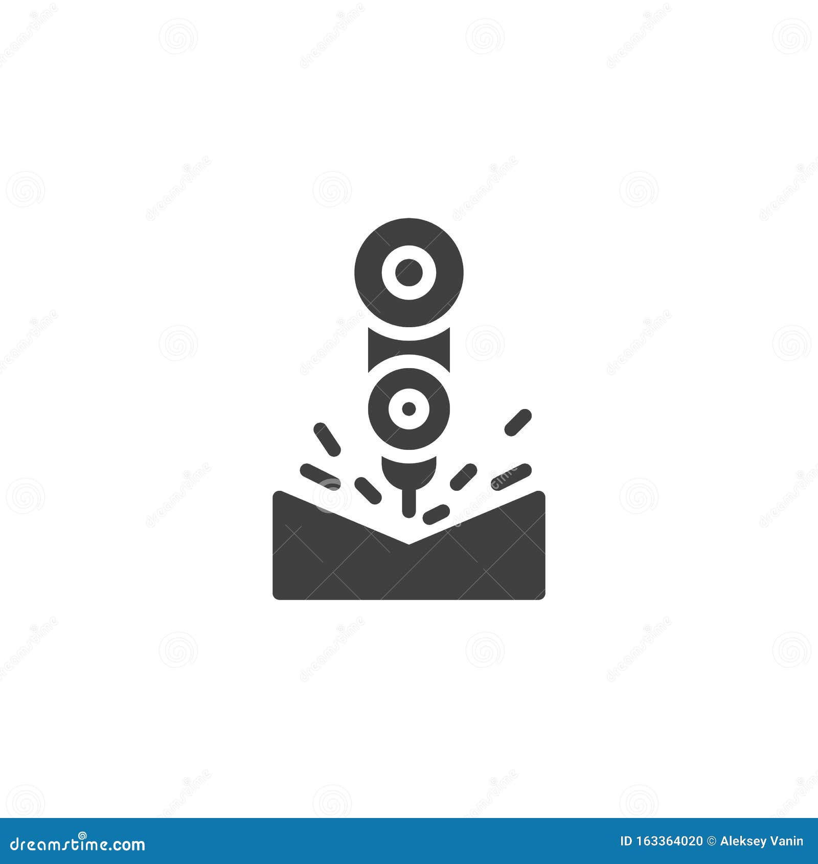 Robotic Welding Vector Icon Stock Vector - Illustration of icon ...