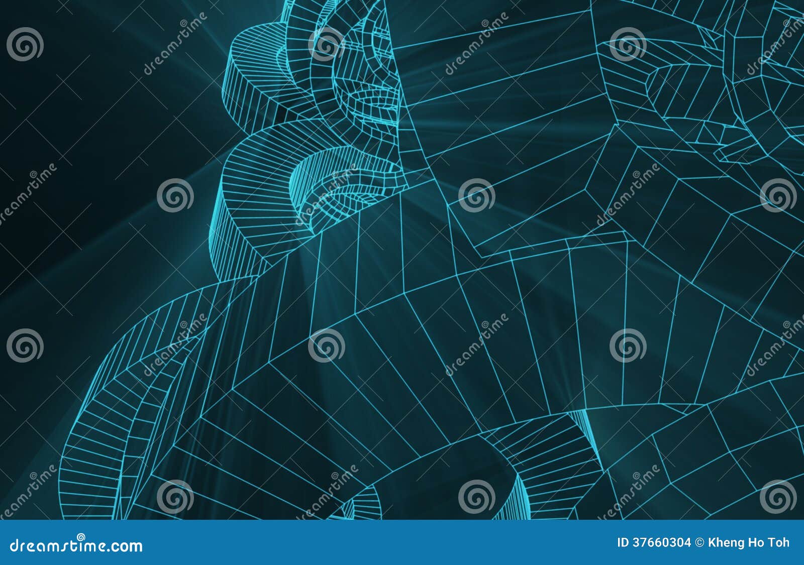 Robotic Wire Mesh Background Stock Illustration - Illustration of ...