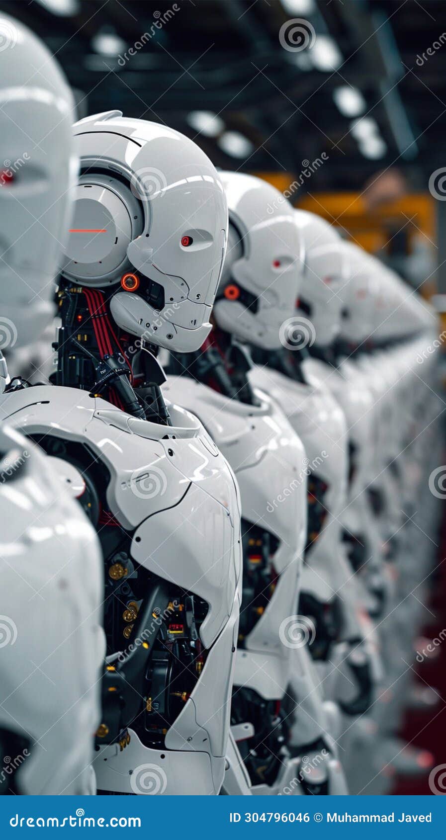 Robotic Workforce Assembly Line Producing Robots with Advanced ...