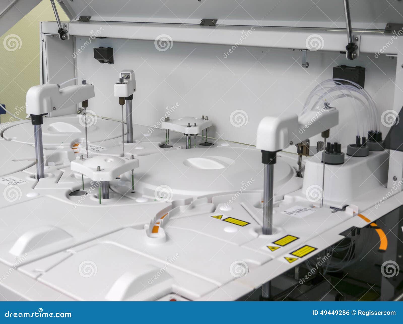 Robotical Machine for Blood and Urine Testing Stock Photo - Image of ...