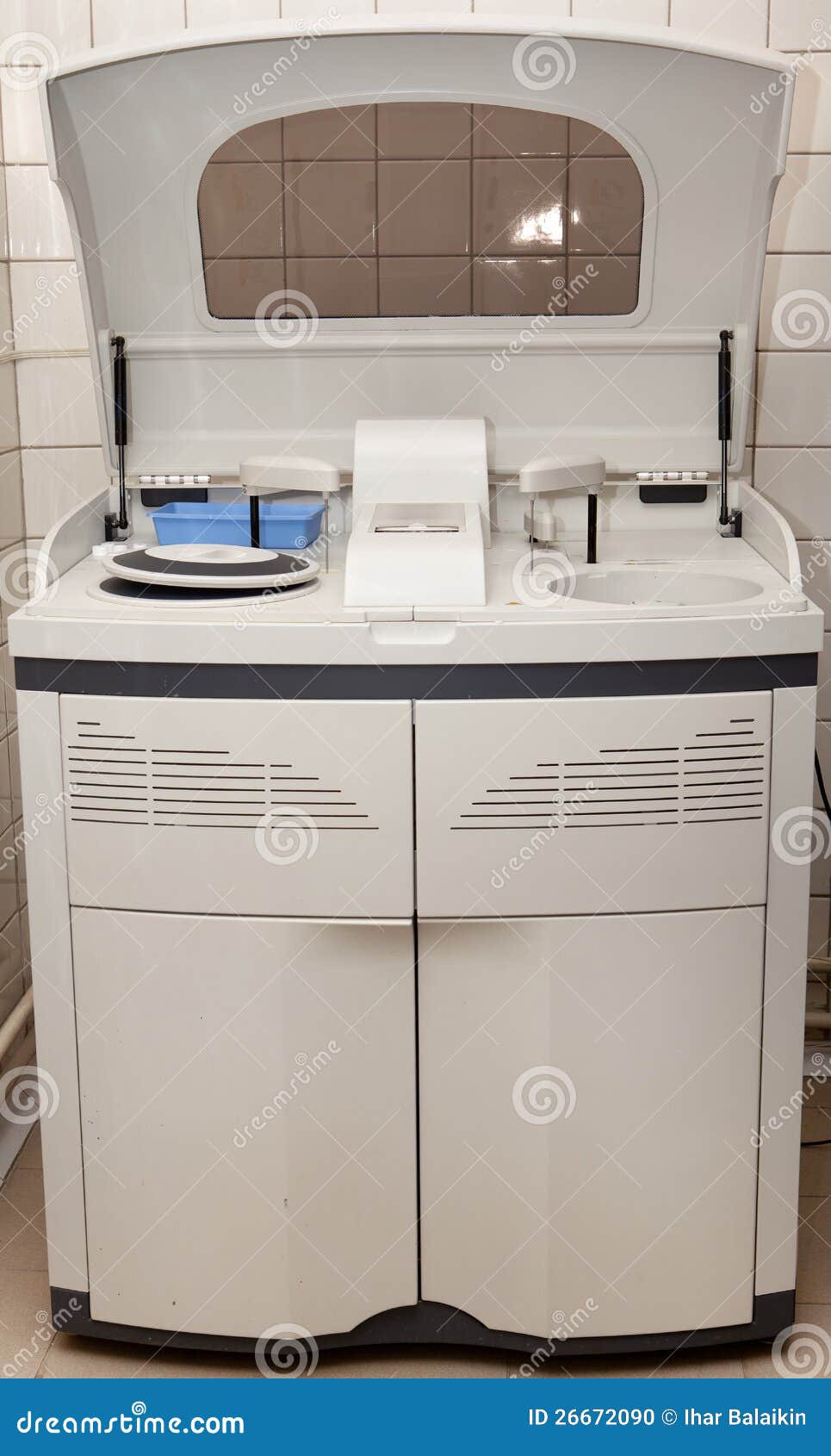 Robotical Machine for Centrifuge Blood Stock Photo - Image of analyzer ...