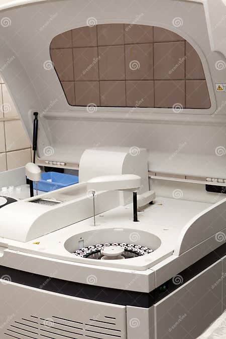 Robotical Machine for Centrifuge Blood Stock Image - Image of health ...