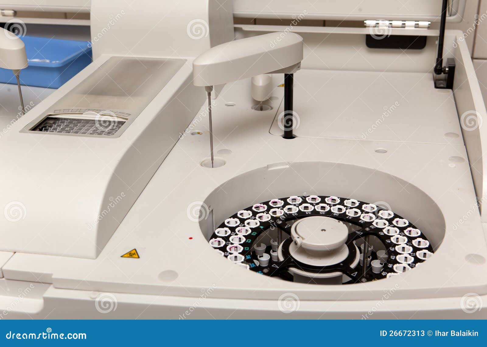 Robotical Machine for Centrifuge Blood Stock Image - Image of ...